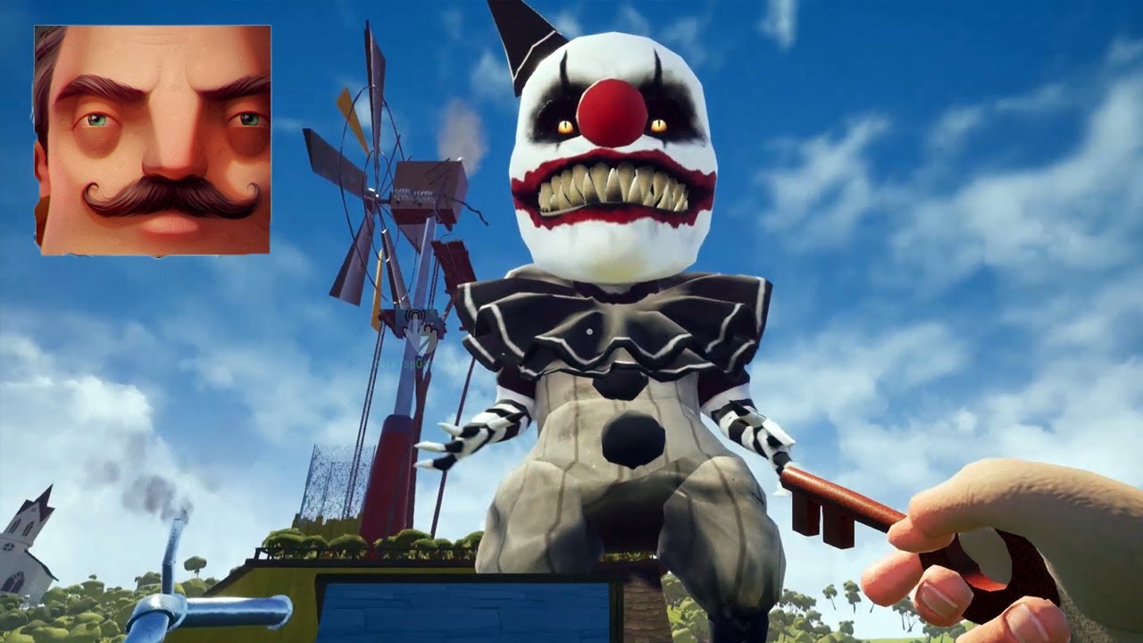 Hello Neighbor - My New Neighbor Big Clown Gremlins (Dark Deception ...