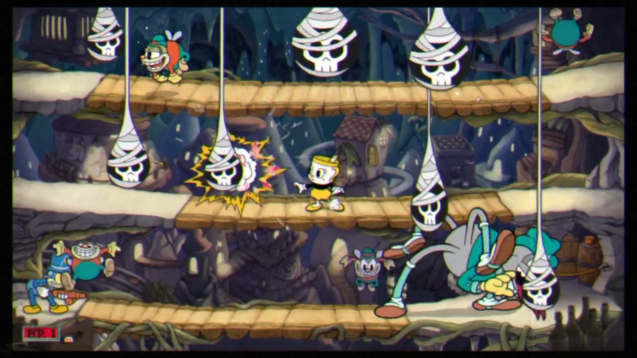 Cuphead DLC - Ant Cop defeats Spider Mobster (Delicious Last Course ...