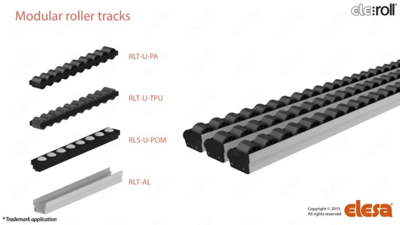 ELEROLL Accessories for modular roller tracks: features and functioning ...