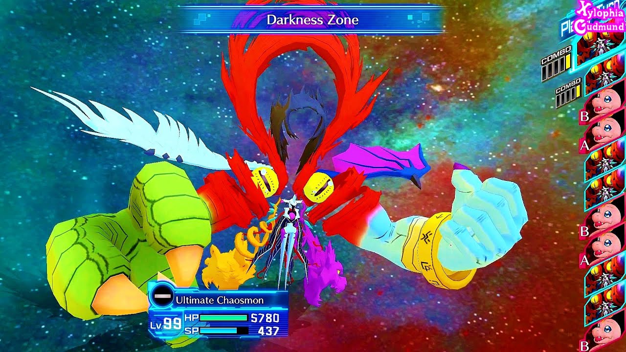 『Xylophia Gudmund』 BanchoLeomon Varodurumon Chaosmon to Ultimate Chaosmon Evolution Line - YouTube