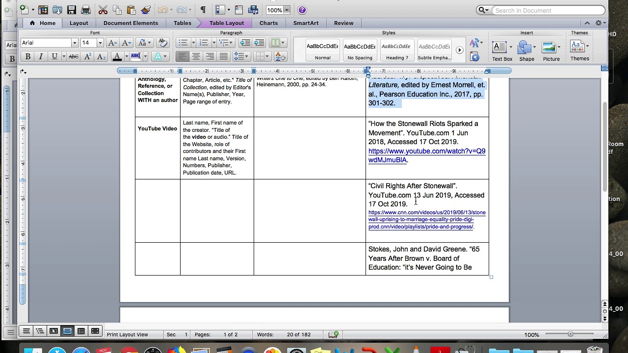 MLA Works Cited Page Setup YouTube MLA Works Cited Page Setup YouTube