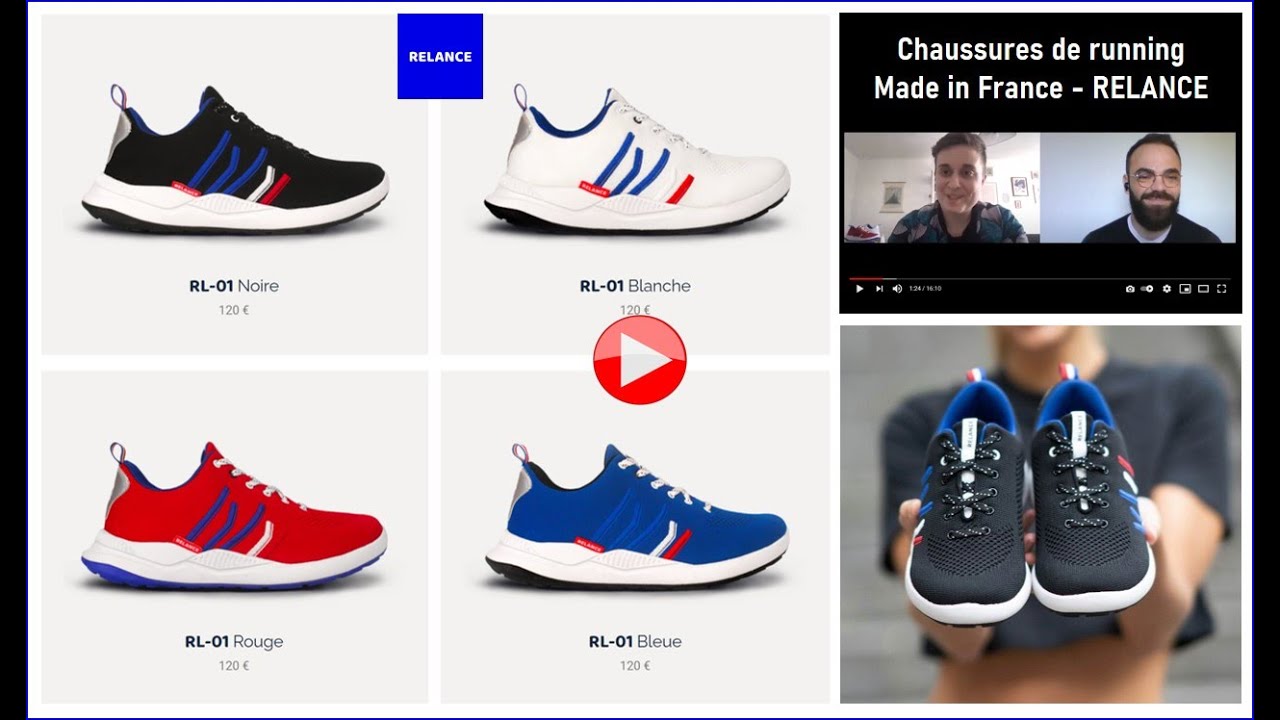 RELANCE - Chaussures de Running fabriquées en France - Interview - YouTube