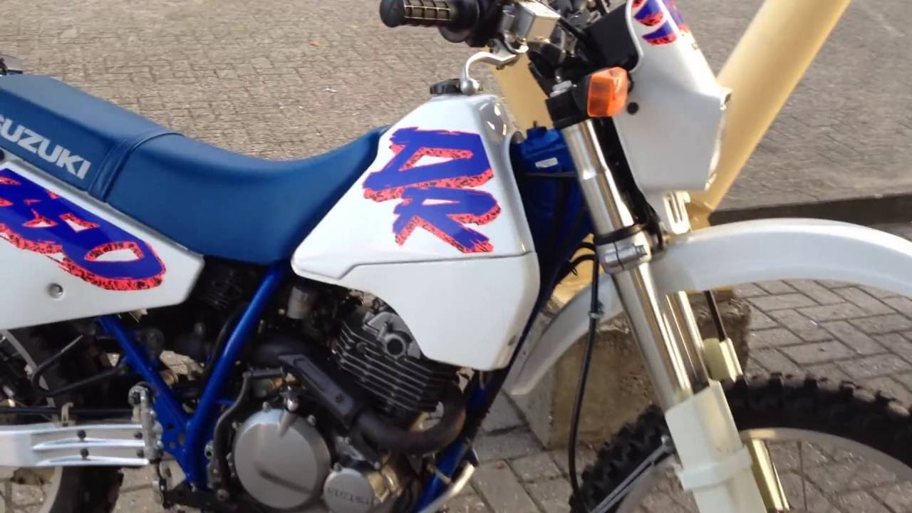 Suzuki DR 350 SHC 1994 - YouTube