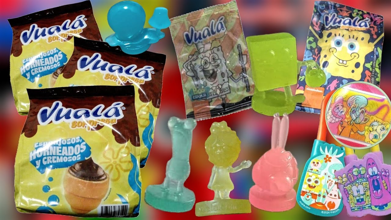 Así Será La COLECCIÓN COMPLETA de 50 Piezas Vuala BOB ESPONJA /30 ...