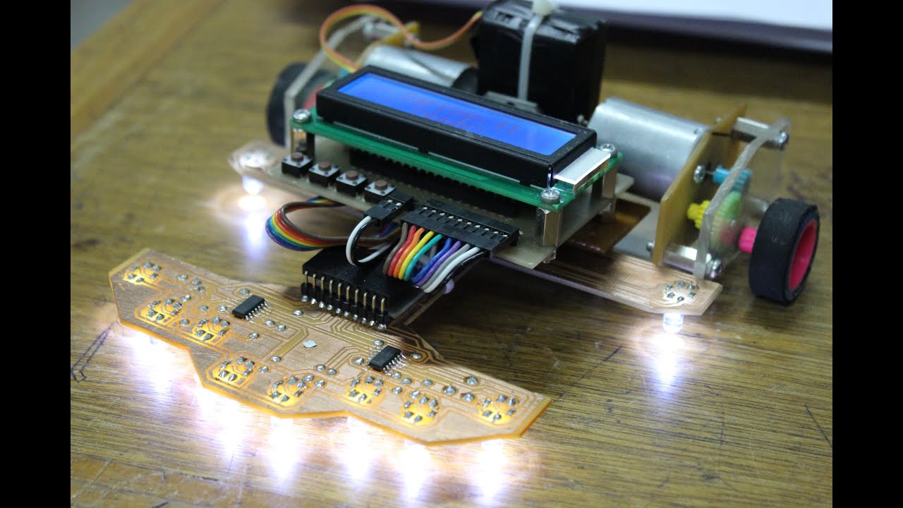 Robot Line Follower Dariyan II - YouTube