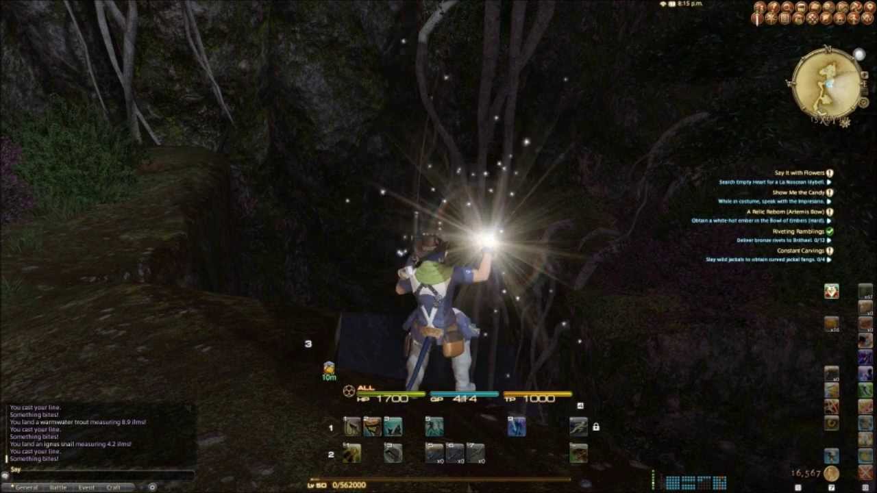 FFXIV: ARR - Rare Fishing - YouTube