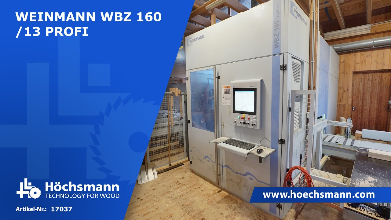 WEINMANN WBZ 160 /13 PROFI (Höchsmann Klipphausen) - YouTube