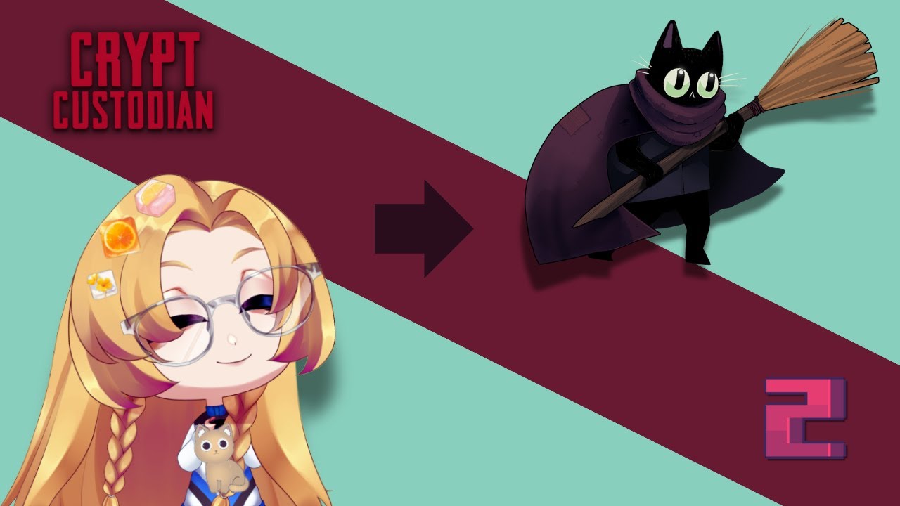 MORE KITTY JANITOR - Crypt Custodian Part 2 - YouTube