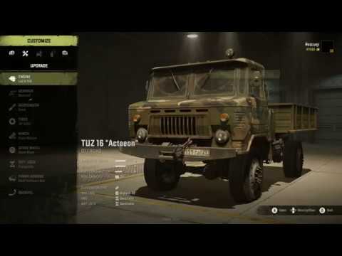 SnowRunner (TUZ-16 "Actaeon") New DLC Vehicle Patch 6.0 - YouTube