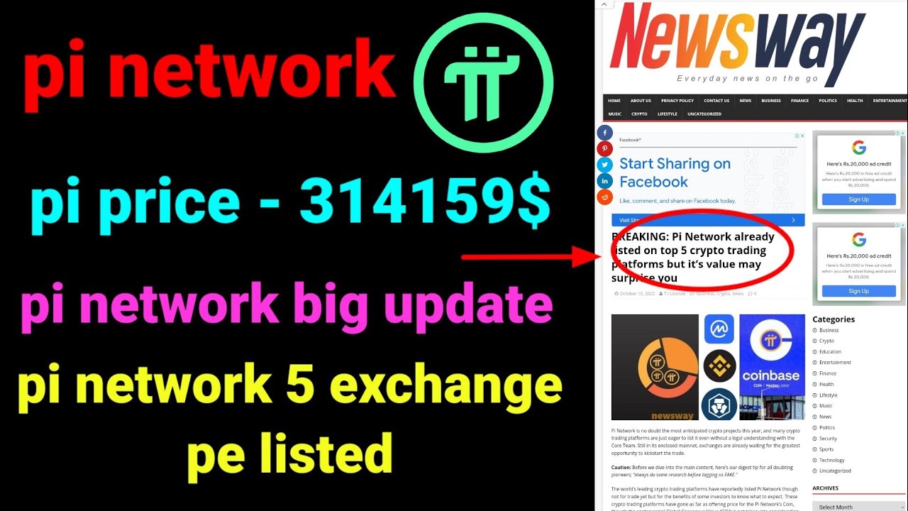 pi network || 5 exchange pe listed || pi network New update today || # ...