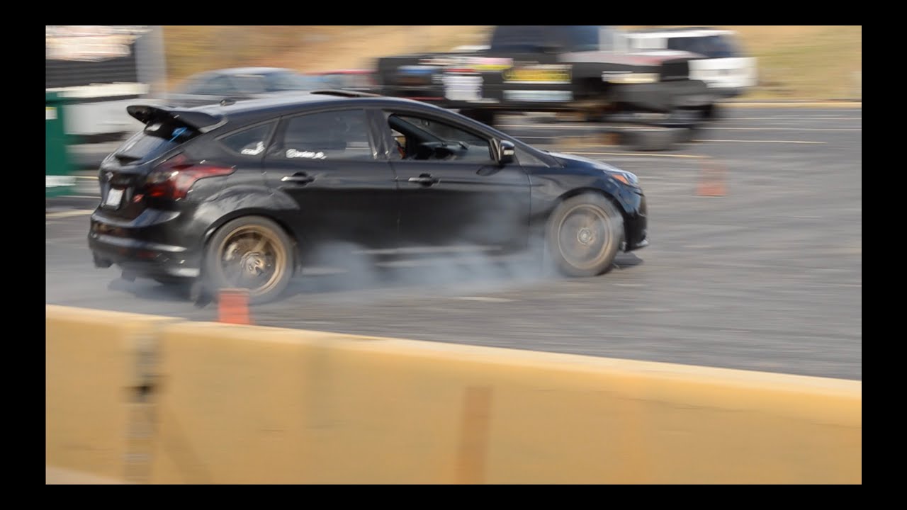 Focus ST vs GUTTED CIVIC?!?! Autocross day 2 - YouTube