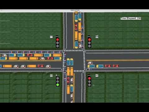 Smart Control of Traffic Lights using AI - Demo - YouTube