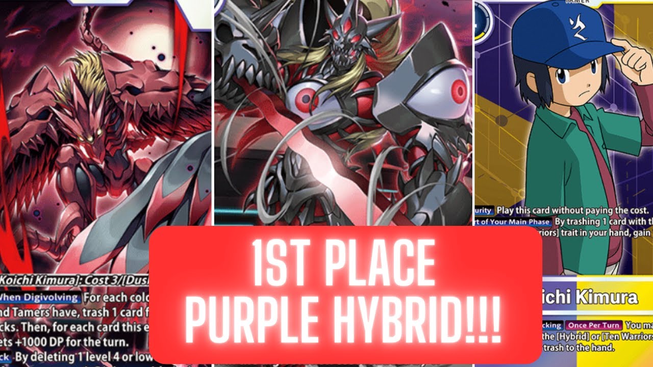 1ST PLACE PURPLE HYBRID DECK PROFILE! TIER 1 AND FUN! | BT18/19 ...