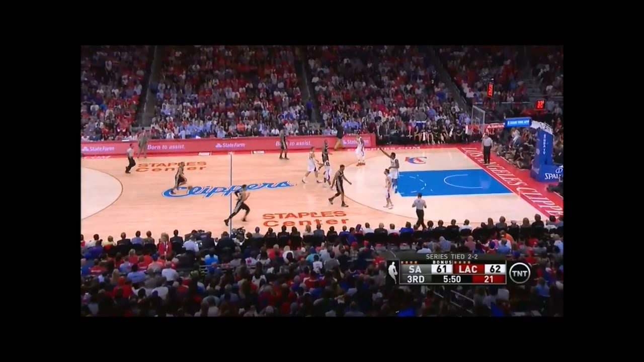 「14-15 NBA Playoffs」Spurs Shuffle Motion Offense (洗牌戰術) - YouTube