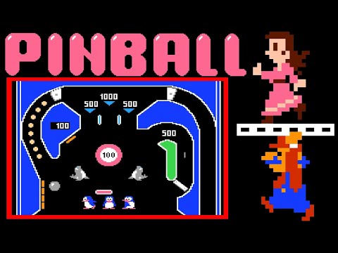 Pinball (Famicom, 1984 / NES, 1985) — Over 1,000,000pts Session 🎮