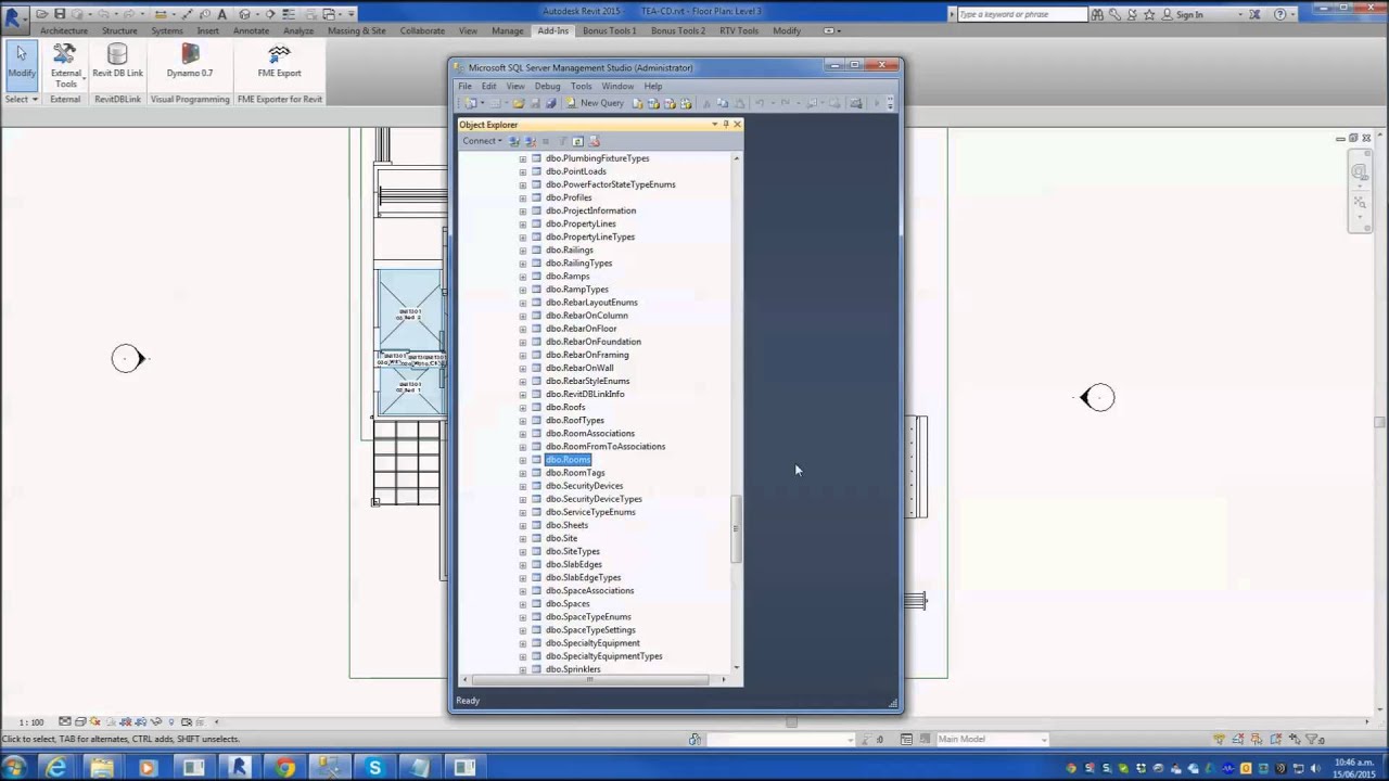 Revit SQL Edit Return - YouTube