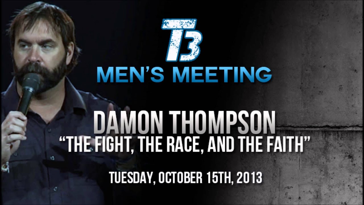 Damon Thompson- The Fight, The Race, and The Faith - YouTube
