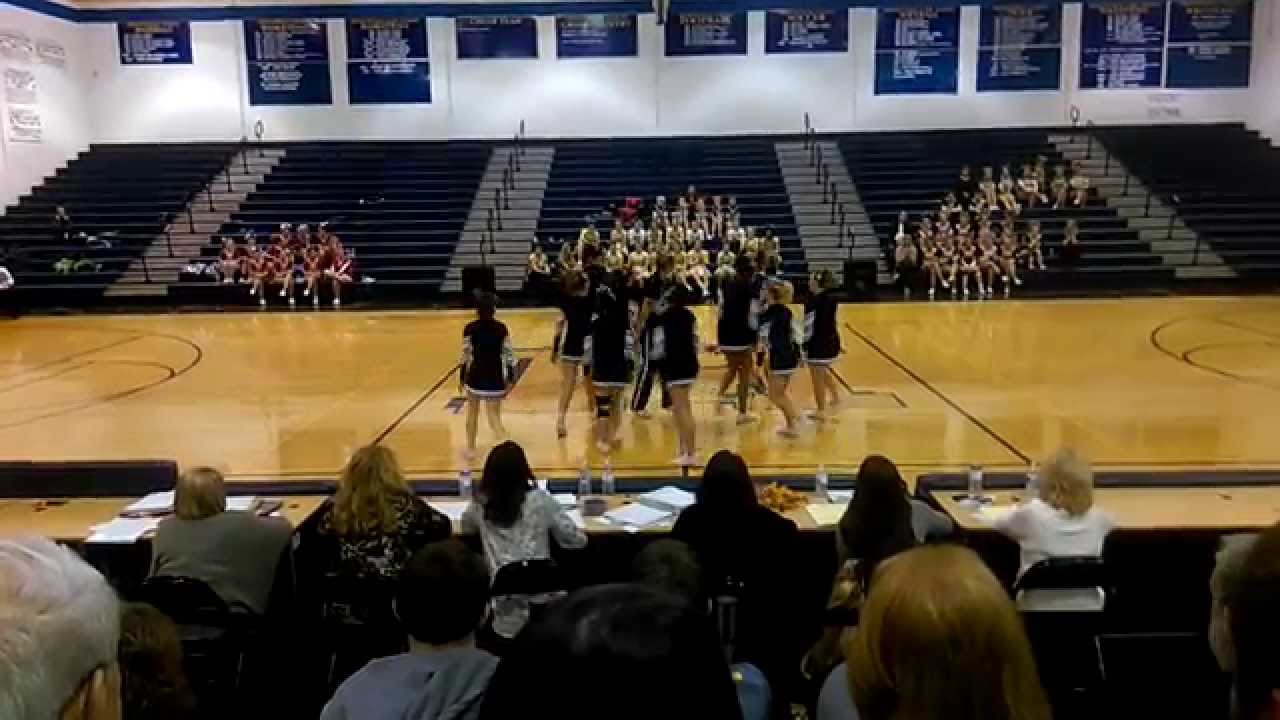 Pendleton County High School-WVSSAC Region 2 A Cheer 2015 - YouTube