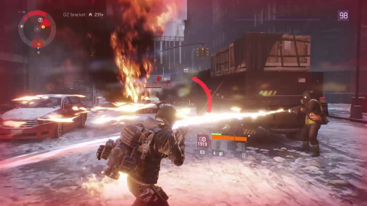 The division 3v1 rouge im hard to kill - YouTube