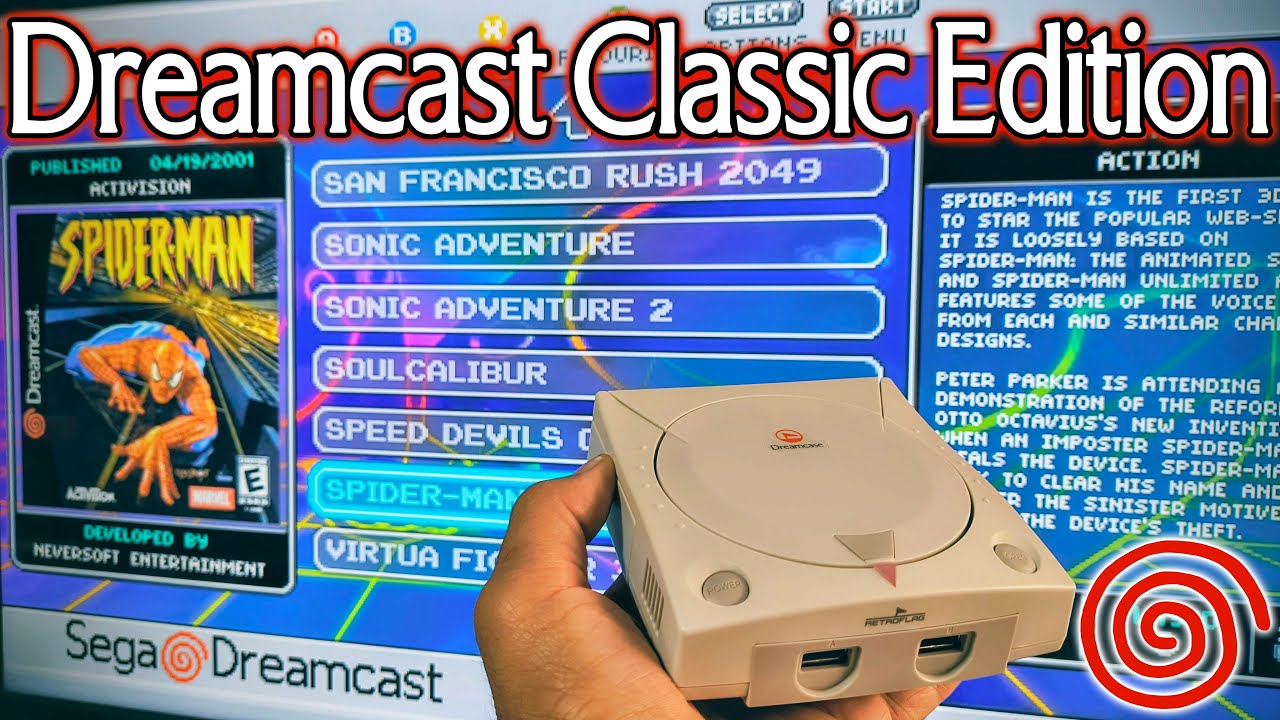 Review & Build of a MINI SEGA DREAMCAST Classic Edition with Dreamcase ...