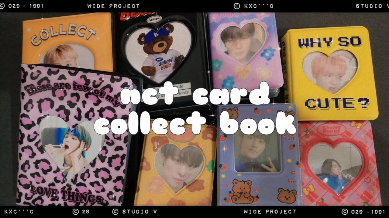 🗂️ my collect book collection 💗 เก็บการ์ดมา1ปี มีแฟ้มการ์ดกี่อัน ...