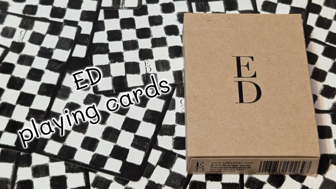 Daily deck review day 215 - ED playing cards By EDbyellen - YouTube
