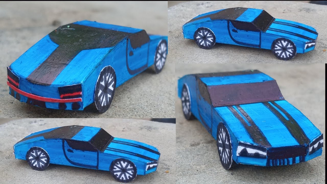 DIY super racing car with paper / car model with paper - YouTube