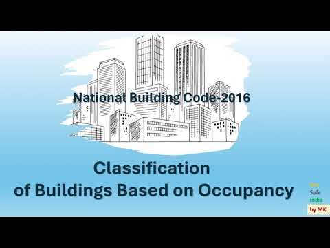 Classification of Buildings based on Occupancy, National Building Code ...