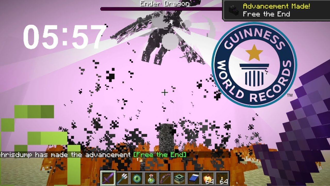 Minecraft speed run world record 2024 | Fastest Speed run Ever! - YouTube