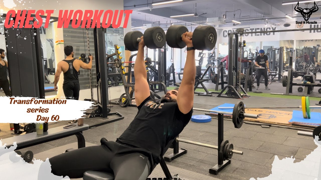 Monday-Chest workout ! Transformation series Day 60 #motivation # ...