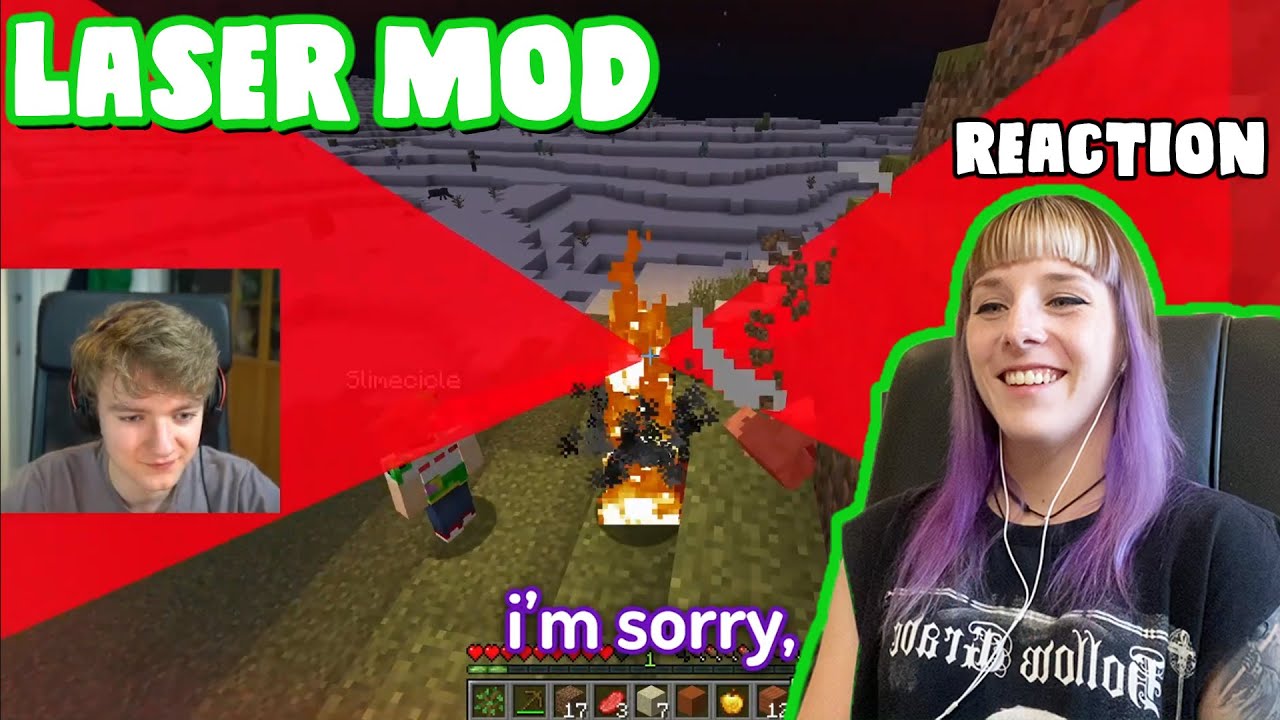 Noob reacts to TommyInnit using Minecraft’s Laser Eye Mod Is Hilarious ...