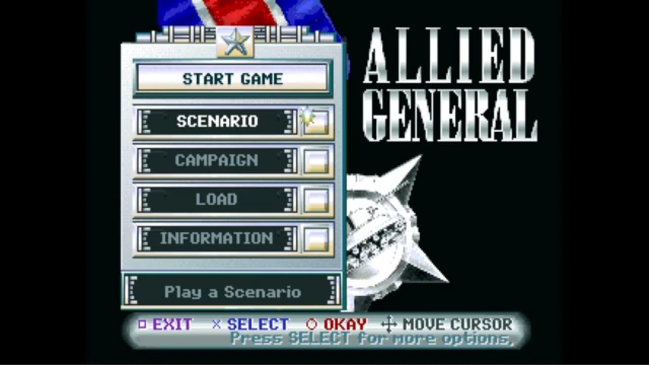 Allied General - Sony PlayStation - Intro & Title Screen - YouTube