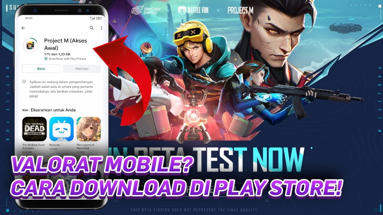 VALORANT MOBILE? | PROJECT M | TRAILER | CARA DOWNLOAD! - YouTube