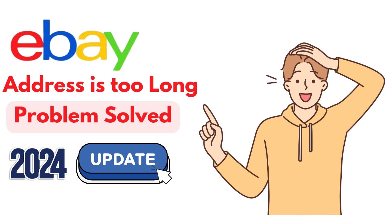 How to change address on Ebay | Your address is too long | Address ...