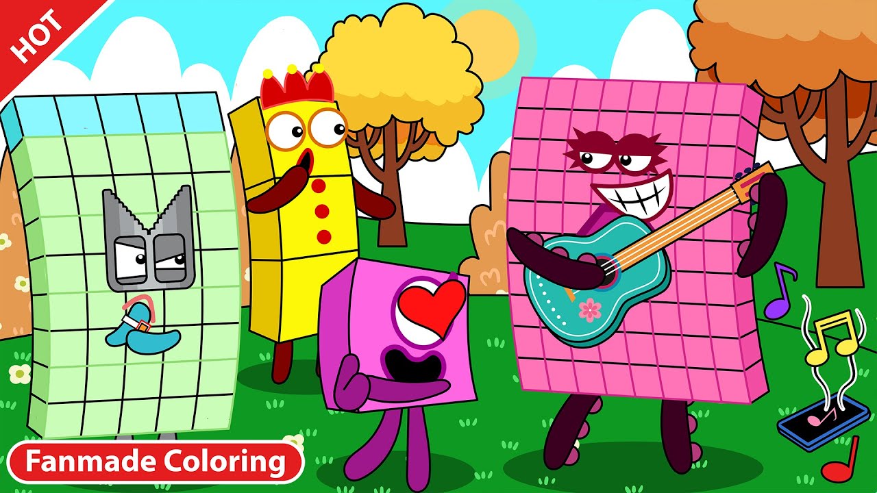 Wow! NB 80 Can Play The Guitar Really Well! Numberblocks Fanmade ...