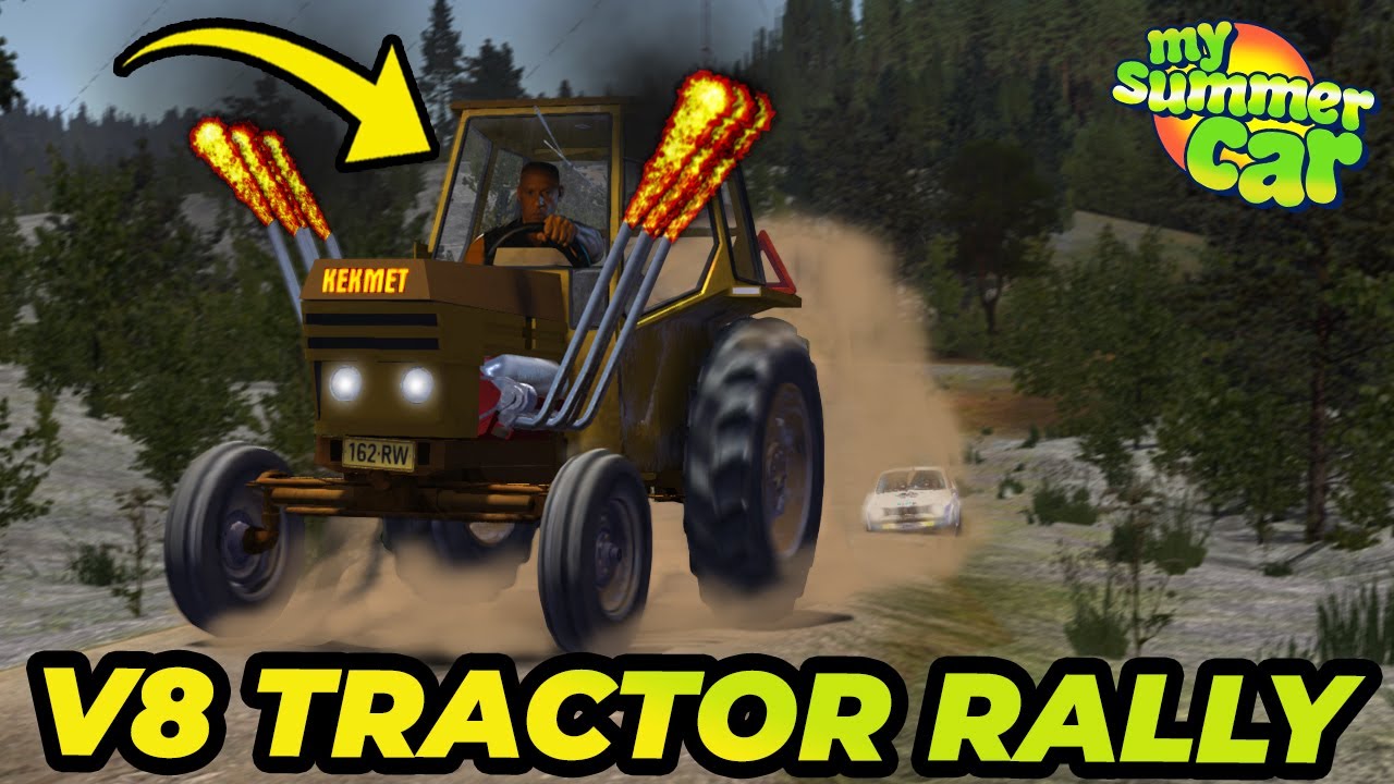 V8 TURBO TRACTOR RALLY! Kekmet V8! | My Summer Car #105 - YouTube