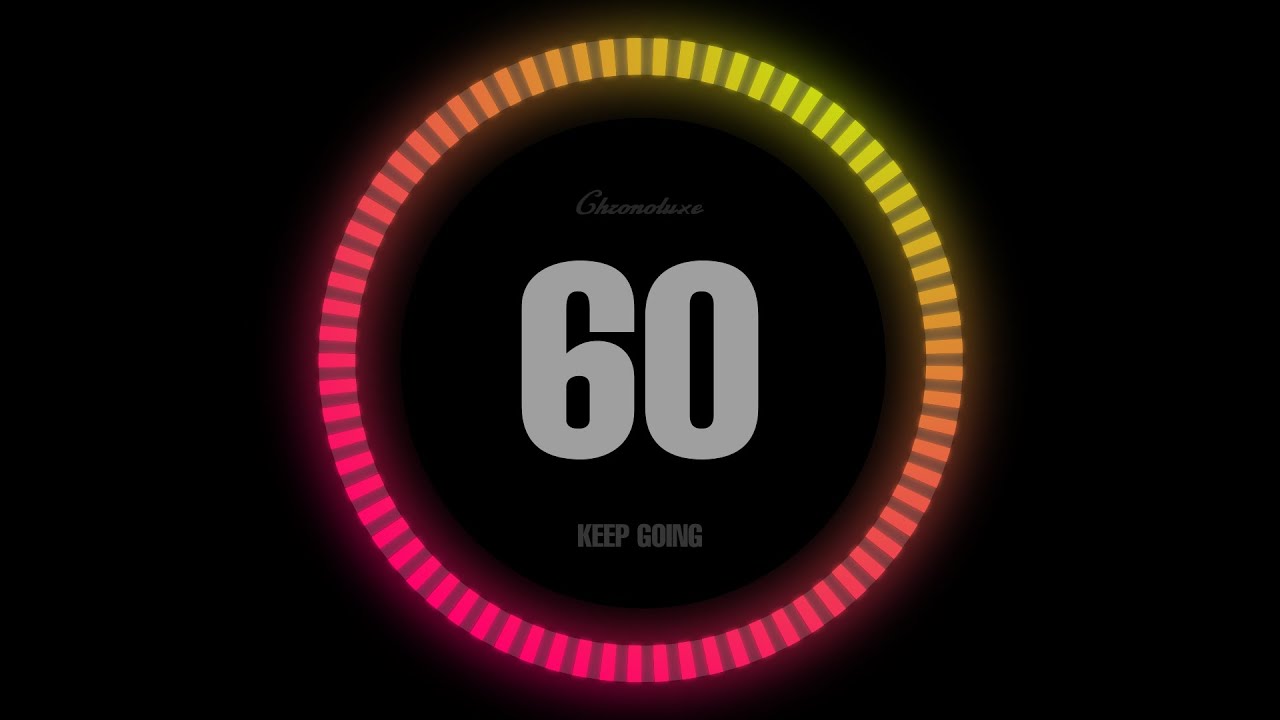60 Second Timer ⏱️ Perfect for Workouts, Study & Events - YouTube