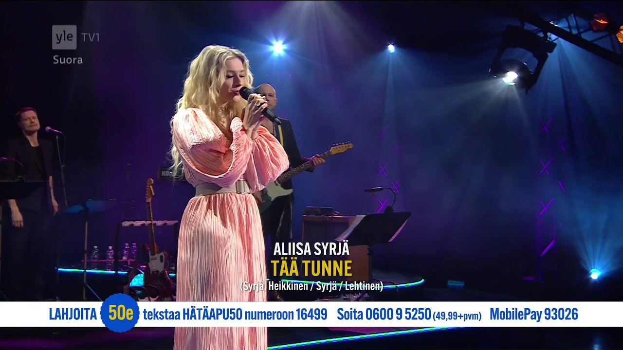 Aliisa Syrjä - Tää tunne (LIVE @ Apua Ukrainaan 2) - YouTube