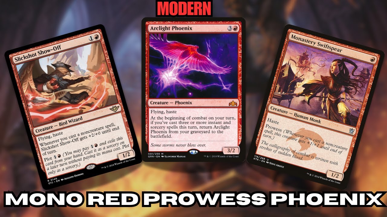 🔴Mono Red🔴 Prowess/Phoenix! Too fast and resilient 🔥- Modern Live ...