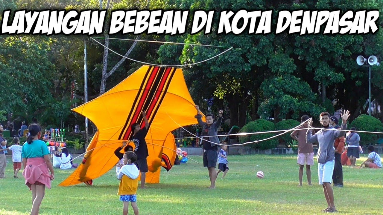 LAYANGAN BEBEAN DI KOTA DENPASAR BALI😎 - YouTube