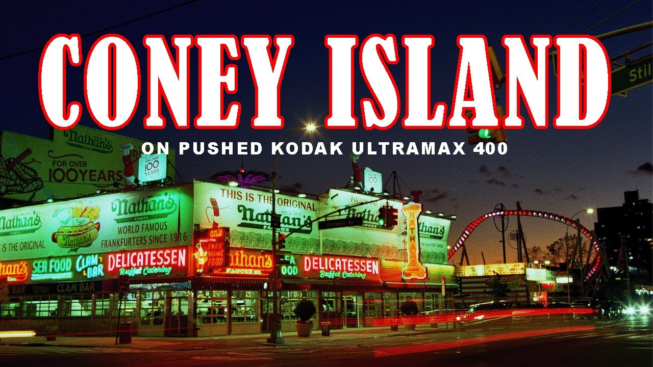 Coney Island On Pushed Kodak Ultramax 400 - YouTube
