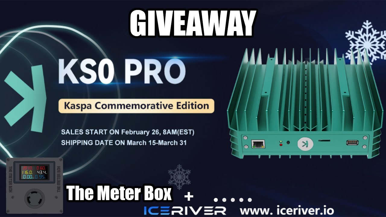 10 KS0 PRO Special Edition GIVEAWAY!! From The Meter Box + ICERIVER ...