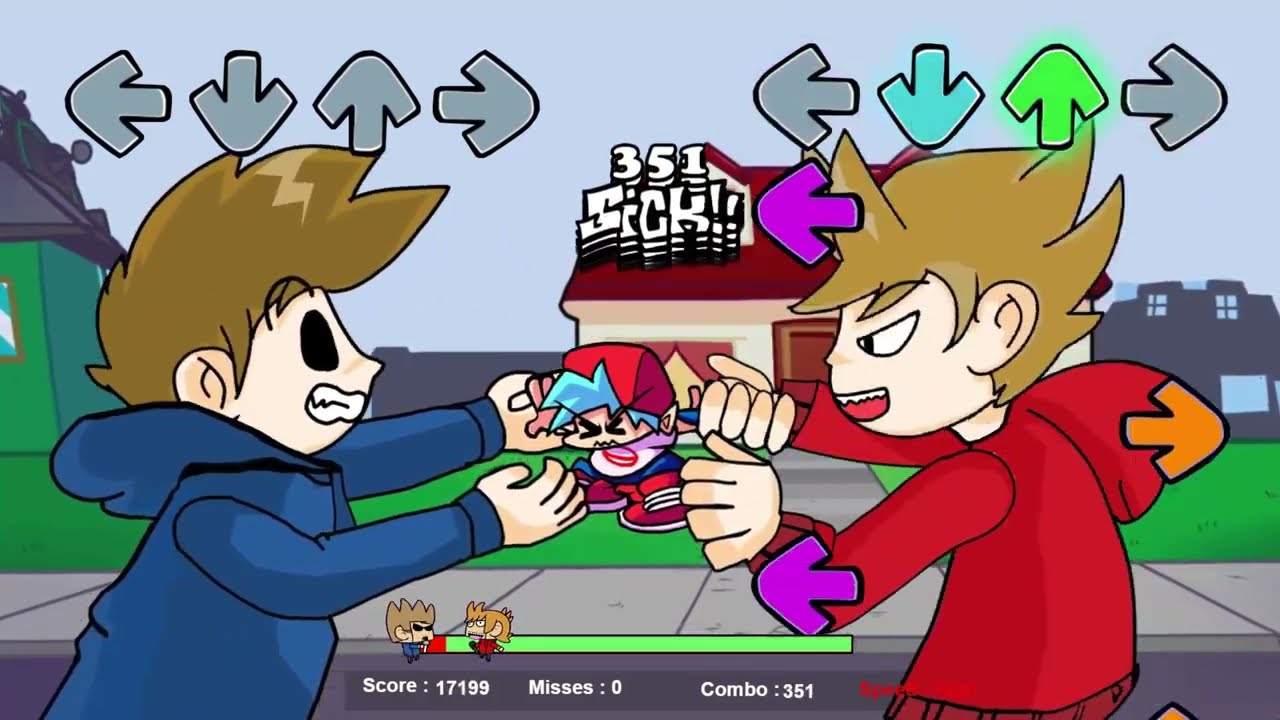 Friday Night Funkin' - Tord VS Tom - Tug O War [FNF Mod] - YouTube