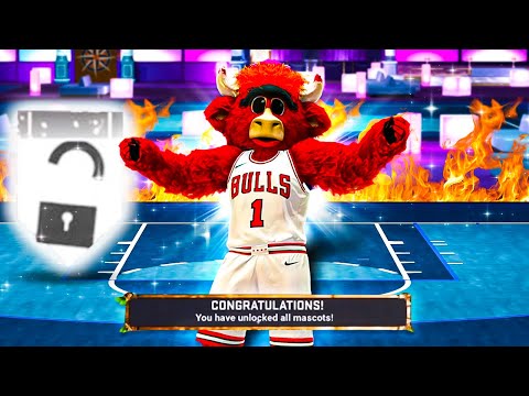 I unlocked MASCOTS in NBA 2K22 - YouTube