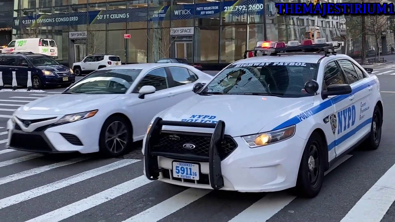 COMPILATION OF NYPD POLICE UNITS RESPONDING IN VARIOUS NEIGHBORHOODS OF ...