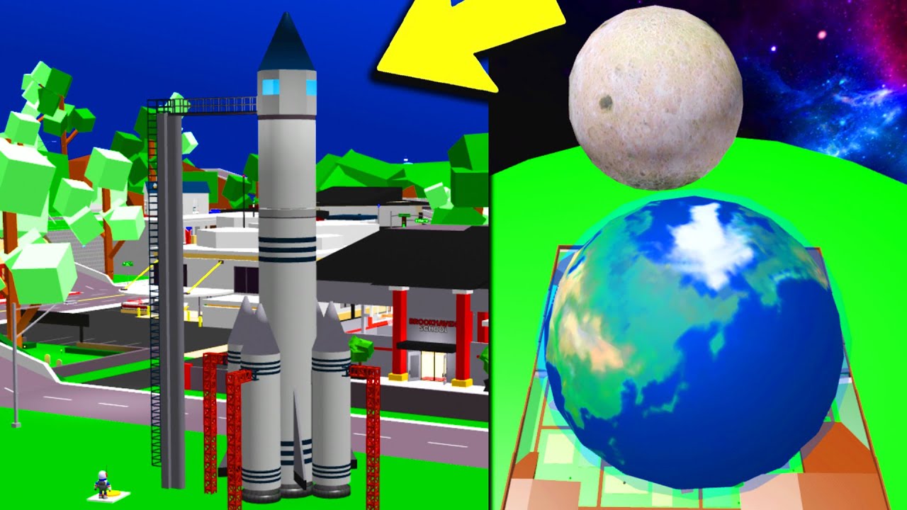 YOU CAN GO to the MOON in BROOKHAVEN! - YouTube