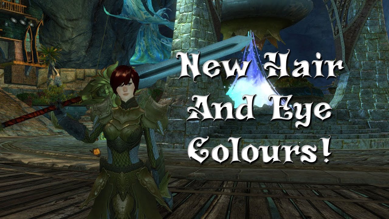 Guild Wars 2 - New Hair Colours and Eye Colours! - YouTube