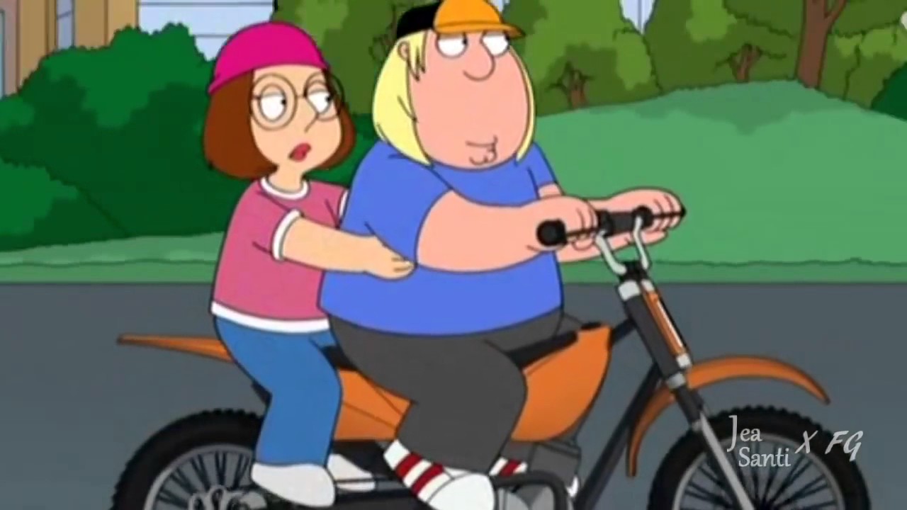 Family Guy S02E74 Chris and Meg ride a bike - YouTube