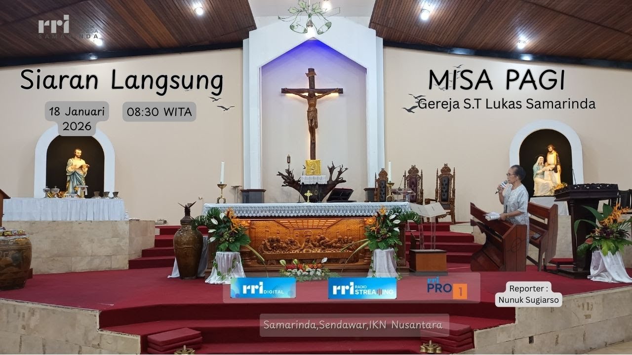 Siaran Langsung Misa Pagi Minggu,18 Januari 2026 - YouTube