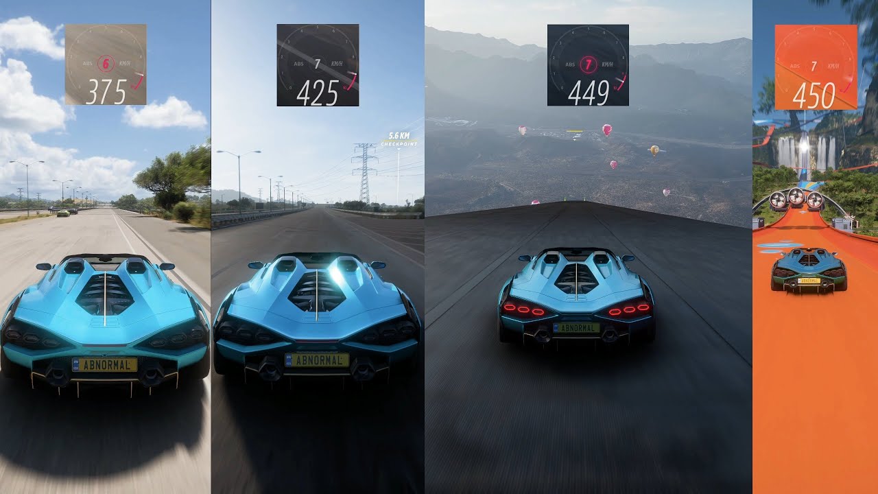 LAMBORGHINI SIAN TOP SPEED TEST ( STOCK NORMAL,HP BOOST, DOWNHILL,HOT ...